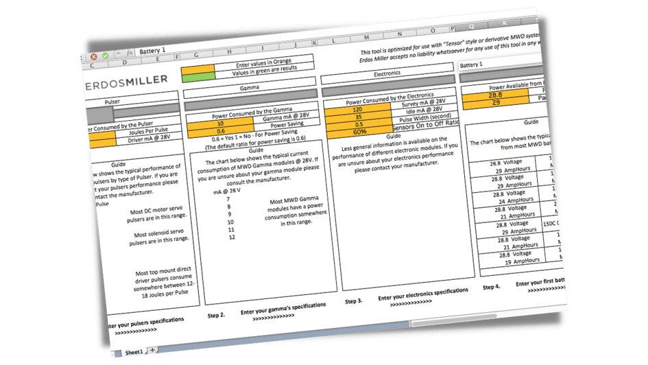 MWD Battery Life Calculator: Free Download